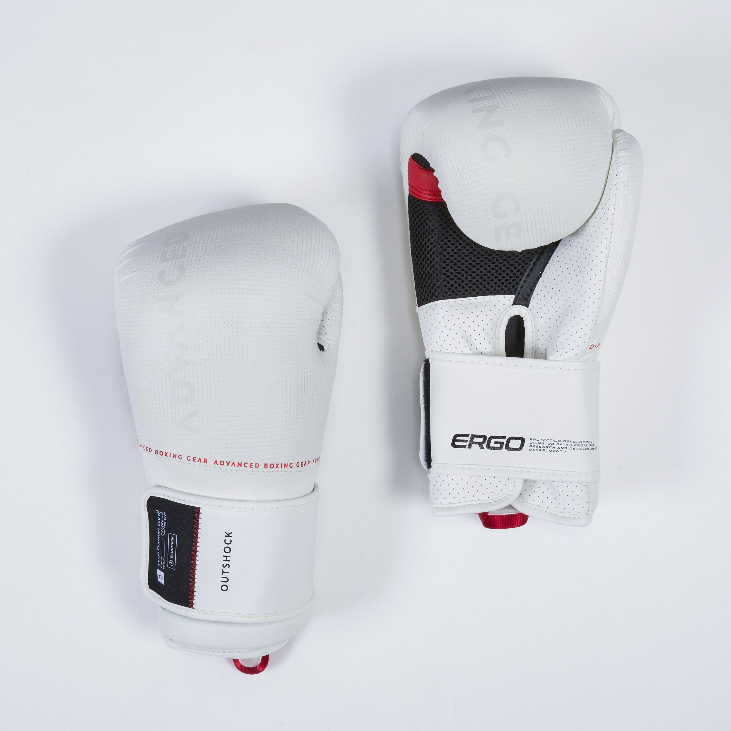 Ergonomic boxing gloves 120 - white– DecathlonProSA
