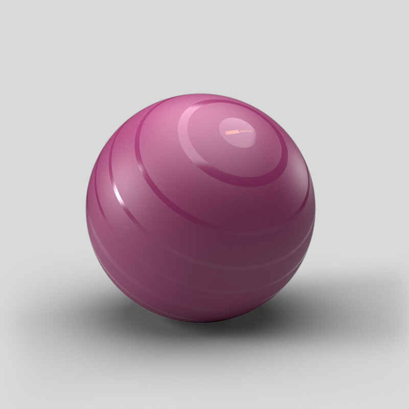 SWISS BALL BASIC SMALL - BORDEAUX– DecathlonProSA