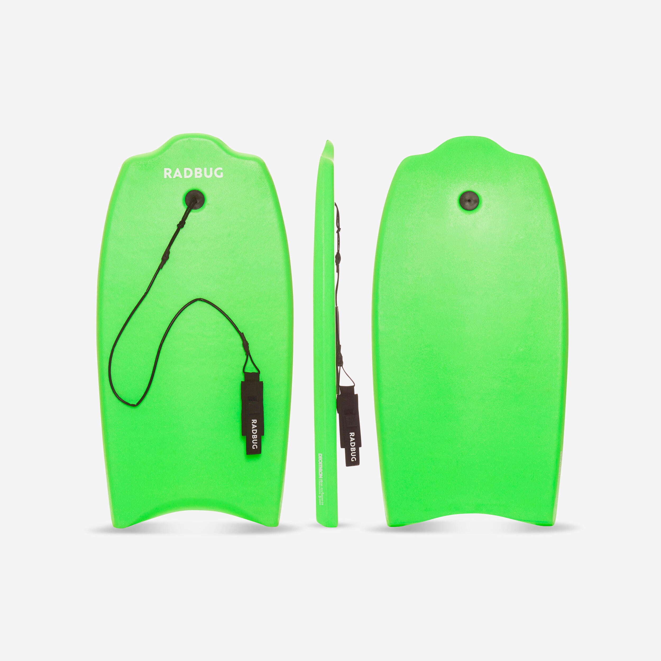 KIDS' 100 BODYBOARD 6-12 YEARS - GREEN 35"– DecathlonProSA