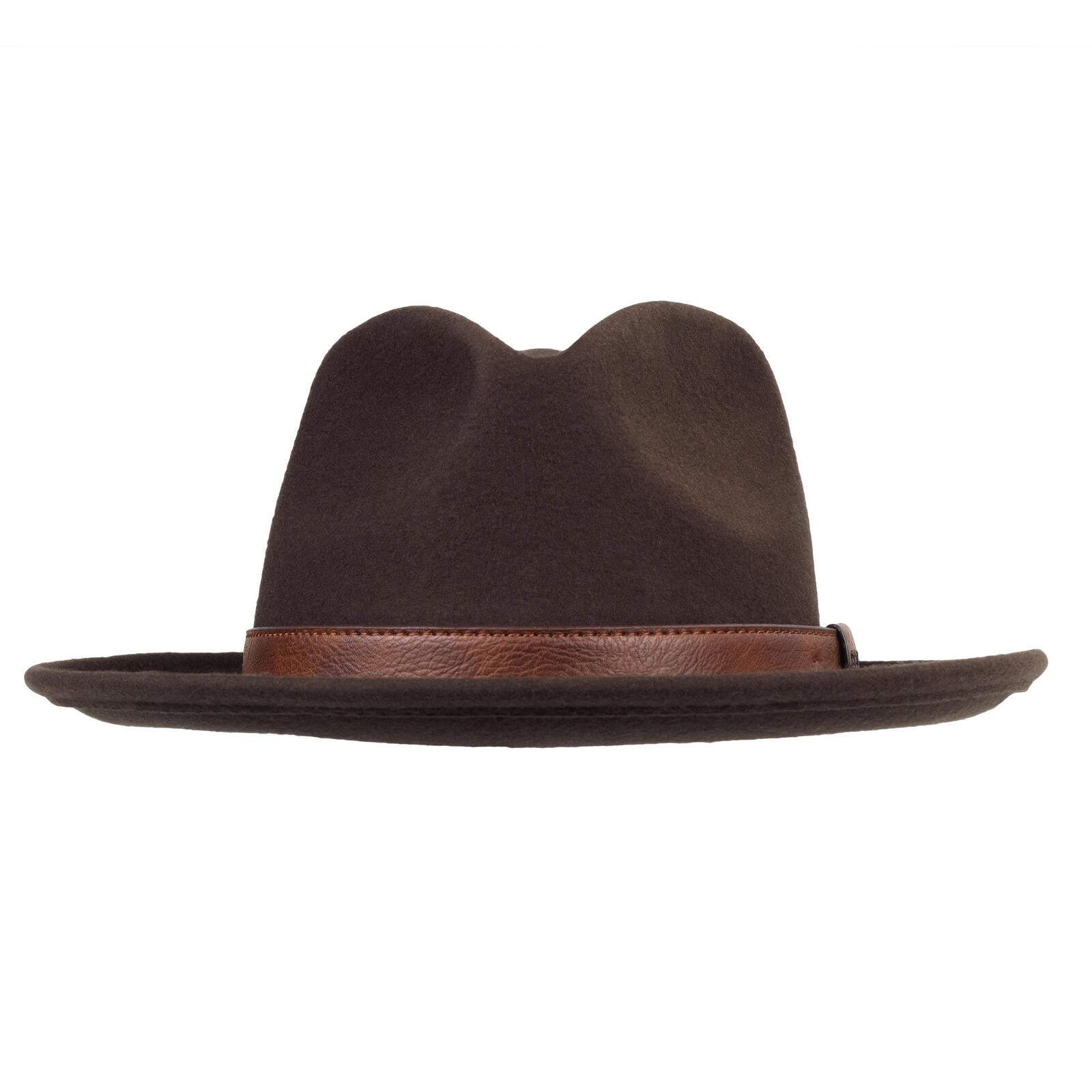 WARM FELT HUNTING HAT BROWN– DecathlonProSA