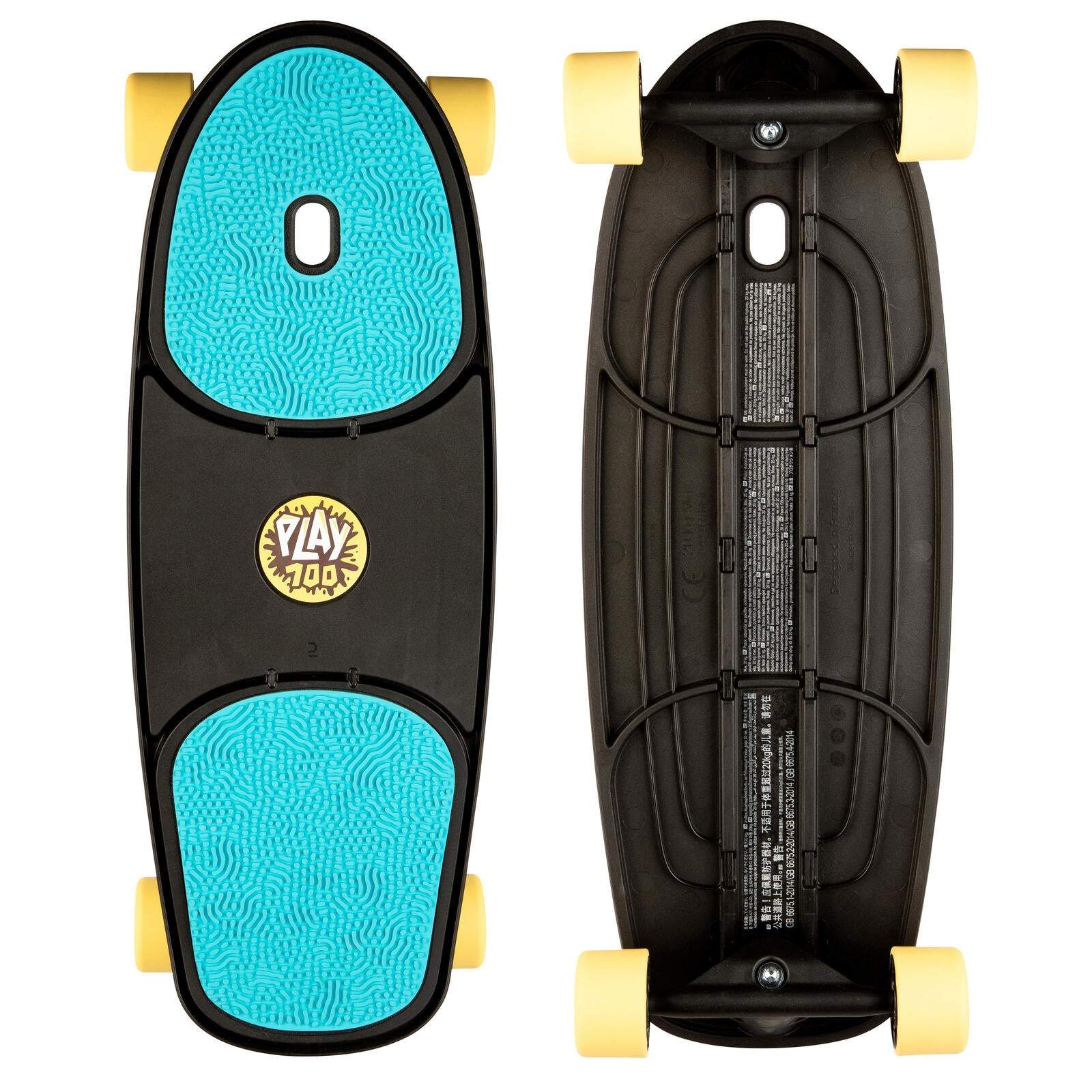 PLAY 100 JR Skateboard BLK– DecathlonProSA