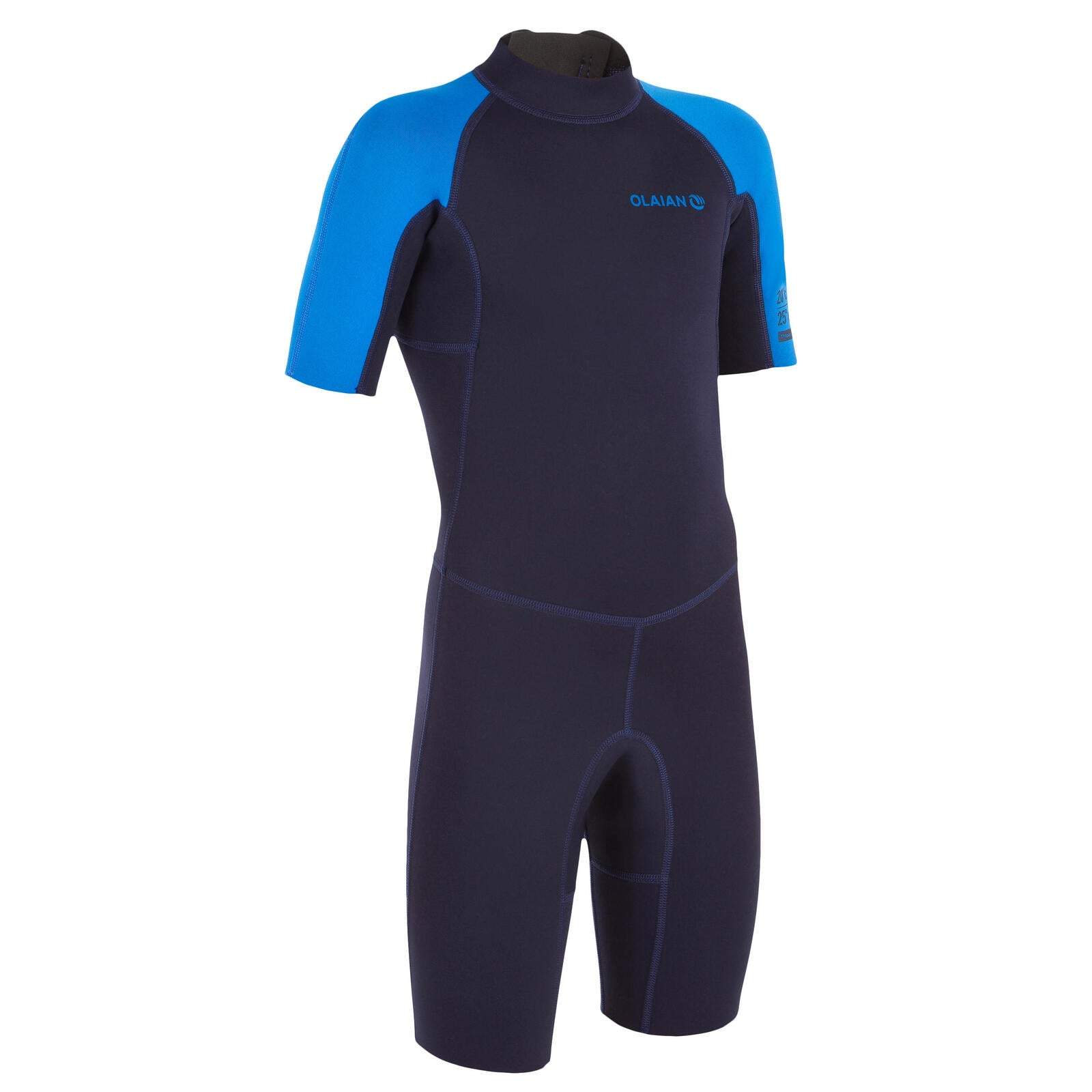 SRTY100 JR Surf springsuit NAV BLU– DecathlonProSA