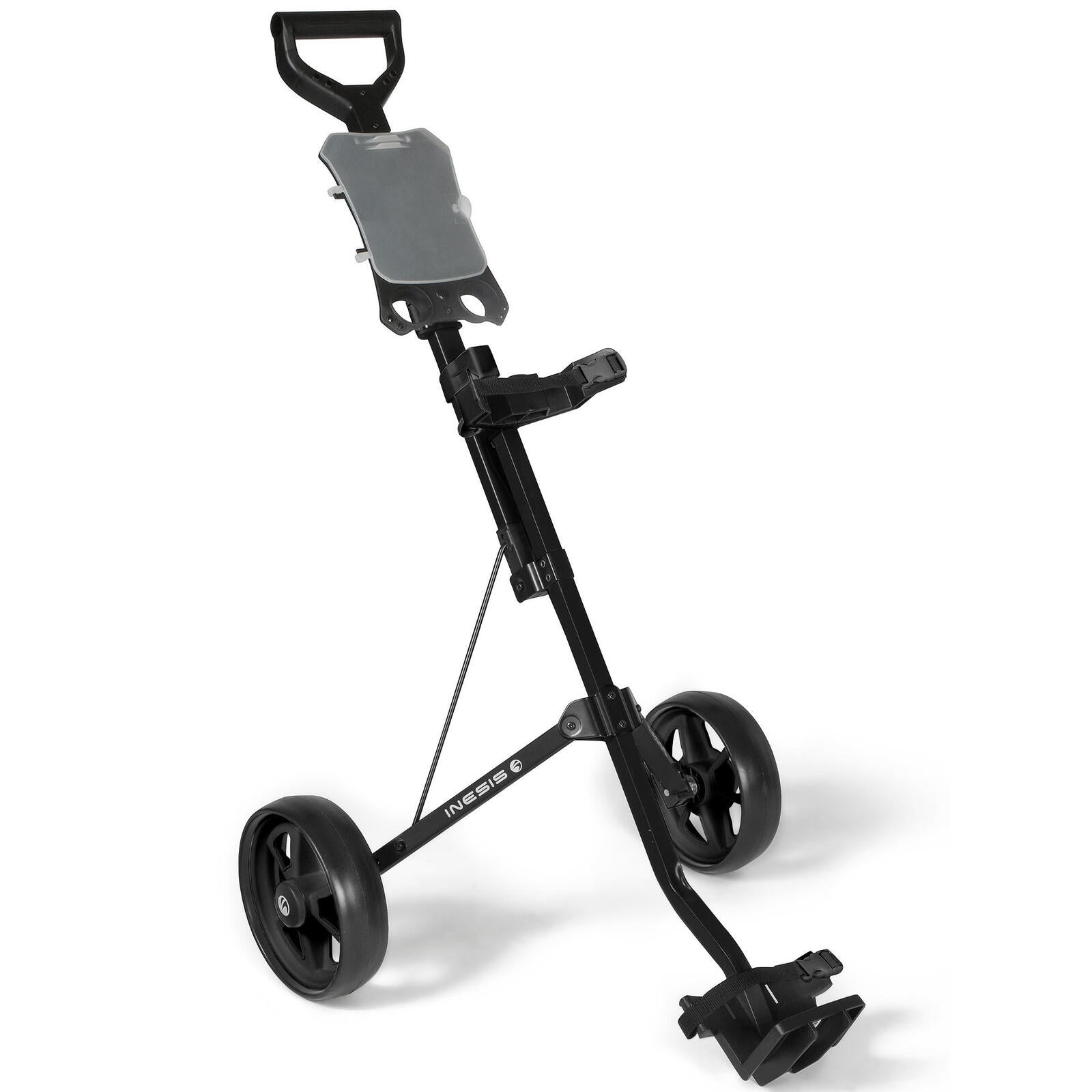 GOLF TROLLEY 2 WHEELS 100 BLACK– DecathlonProSA